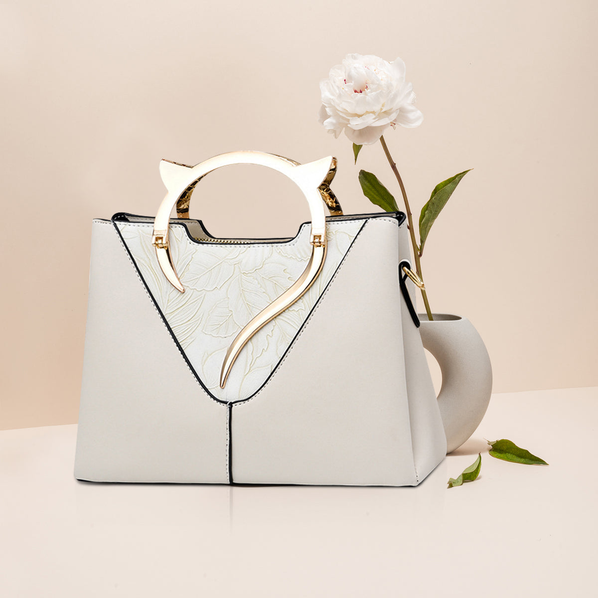 NICOLE & DORIS Fashion Handbags for Women Designer Cat Shape Handle T ...