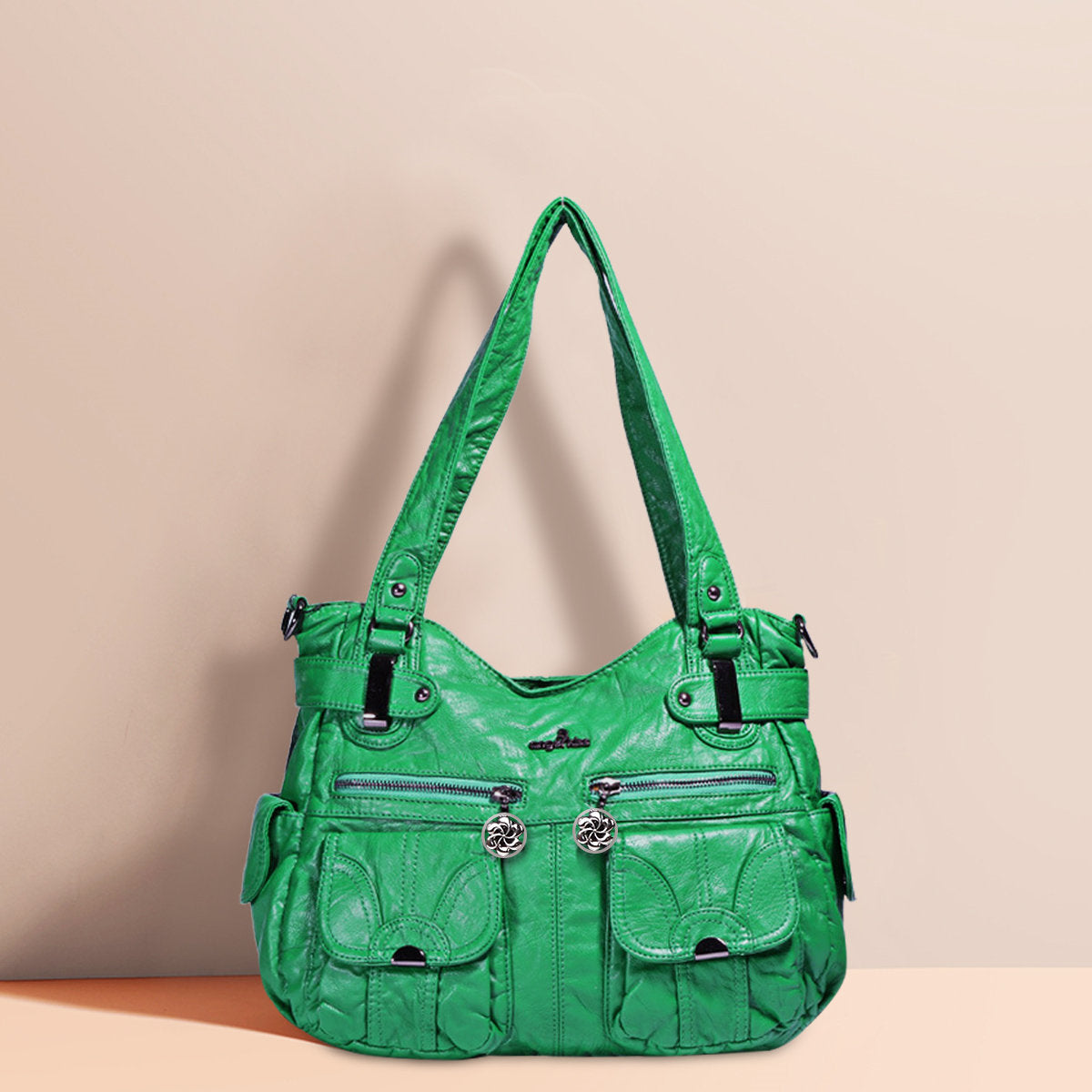NICOLE & DORIS Women Handbag Soft PU Leather Hobo Shoulder Bags Mulit ...