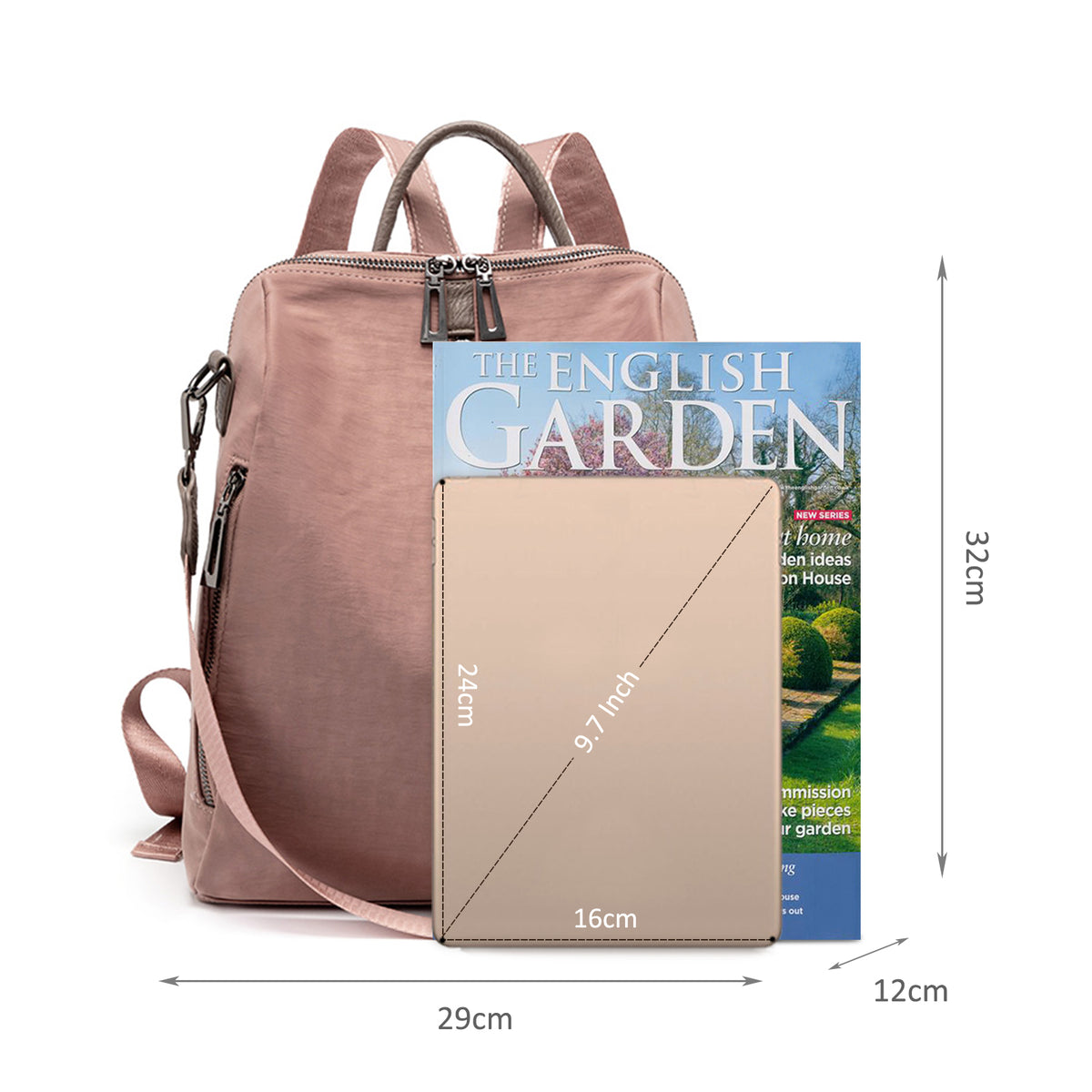NICOLE & DORIS Womens Backpack Handbags Ladies Rucksack Bag College B ...